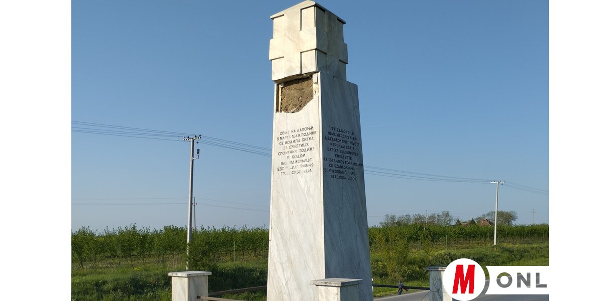 Szabadka Város újítja fel a kaponyai emlékművet | Magyar Szó