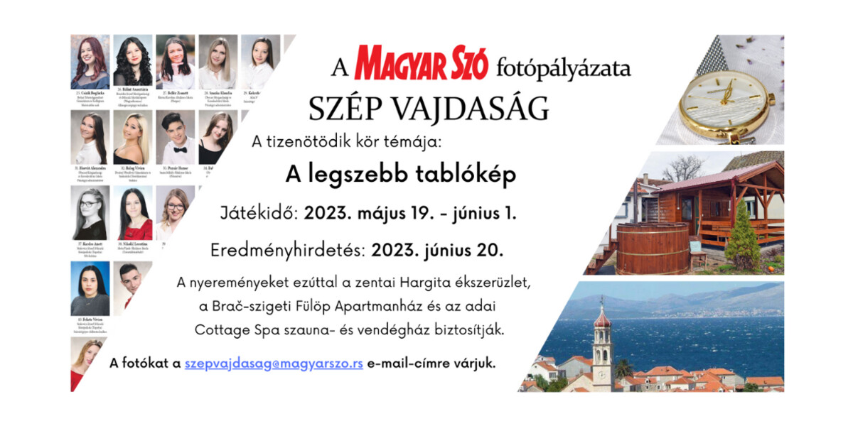 A legszebb tablókép | Magyar Szó
